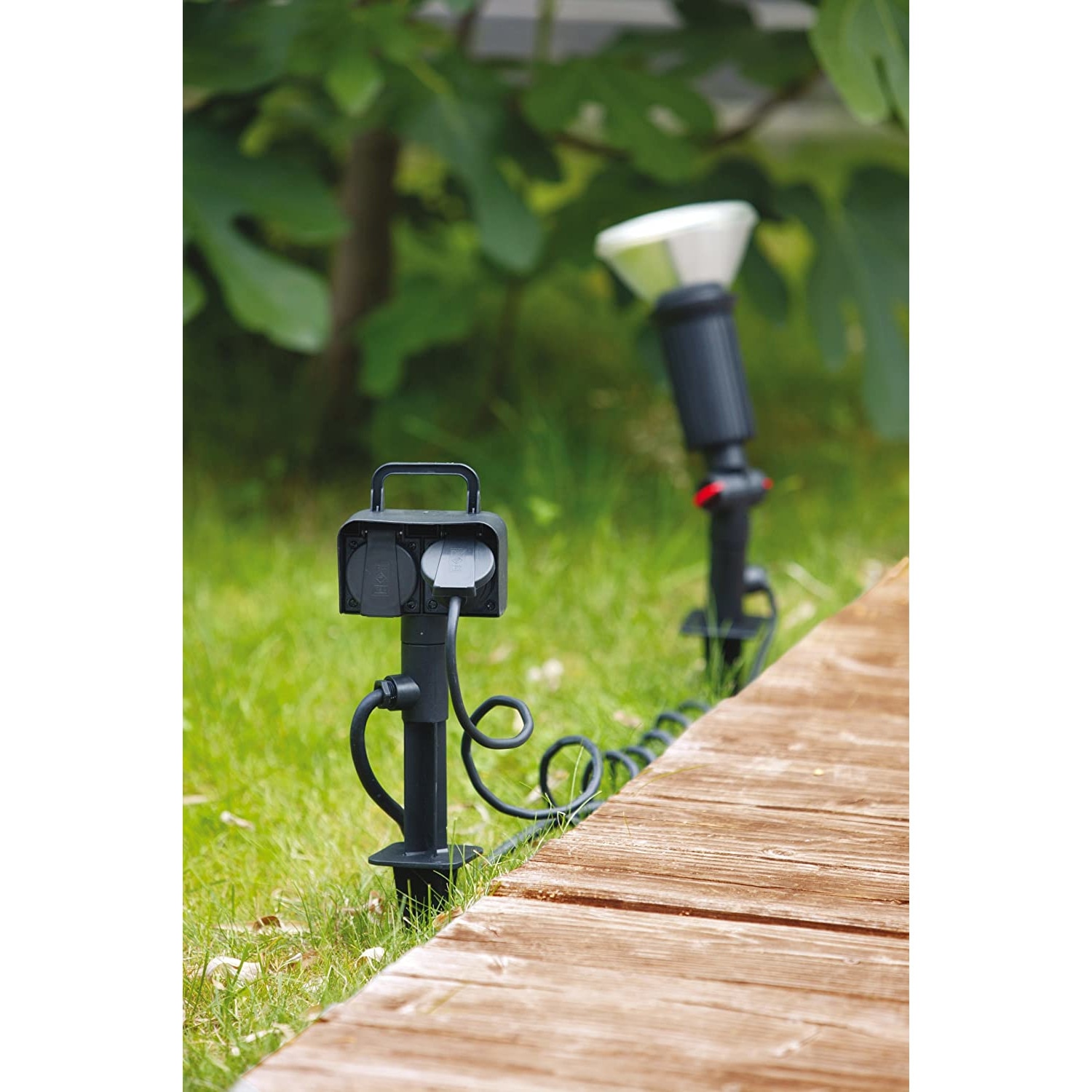 Prelungitor gradina tip tarus, Unitec, 2 poturi, 250 V, 3680 W, 16 A, 1 ...