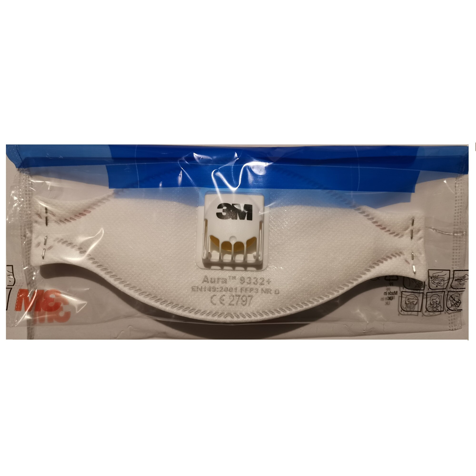 Set 5 x Masti protectie, 3M, 9332+, FFP3 pliabila - eMAG.ro