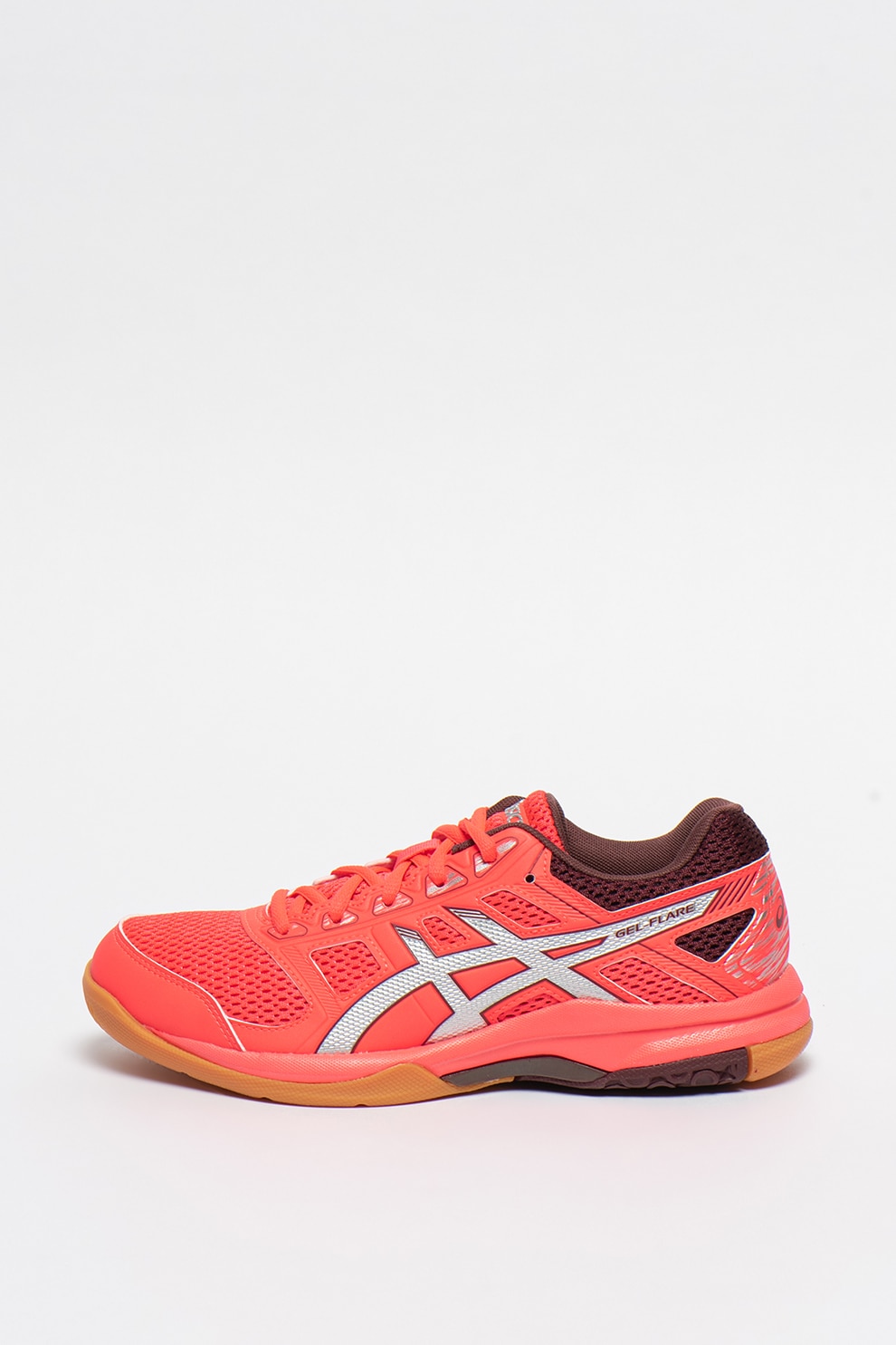 Asics, Pantofi pentru volei Gel-Flare 6, Roz neon, 7 - eMAG.ro