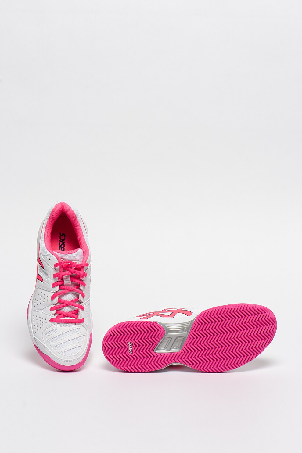 Asics, Pantofi pentru tenis Gel-Padel Pro 3, Alb/Roz, 6 - eMAG.ro