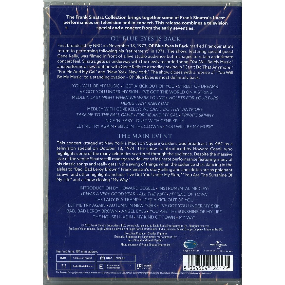 Frank Sinatra - Ol' Blue Eyes Is Back - The main event - DVD - eMAG.ro