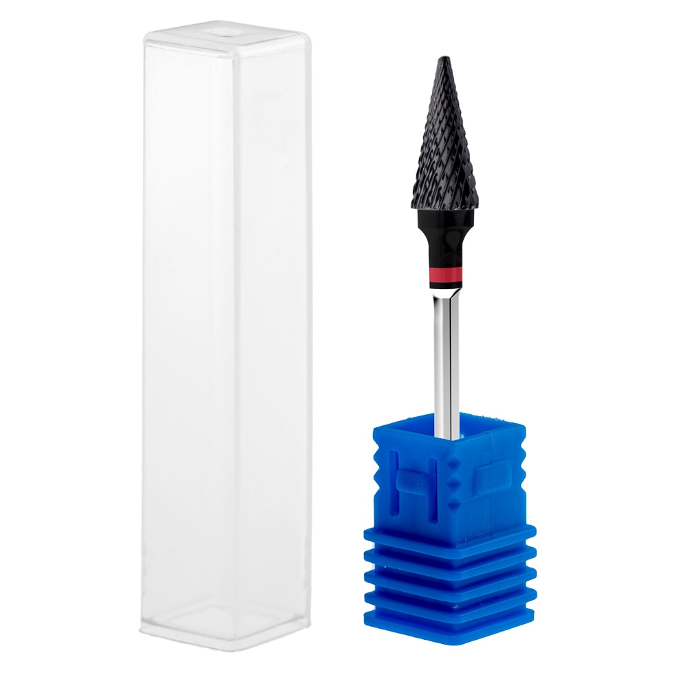 Capat freza din titan, Lila Rossa, varf conic, negru, duritate fina, m6 ...