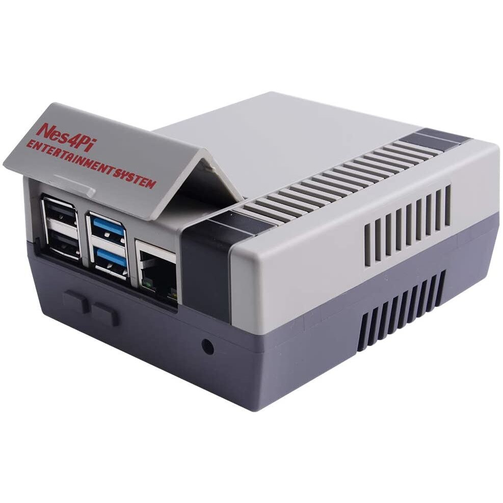Калъф Arduino Clone NES4Pi за Raspberry Pi 4B, с вентилатор и лостове ...
