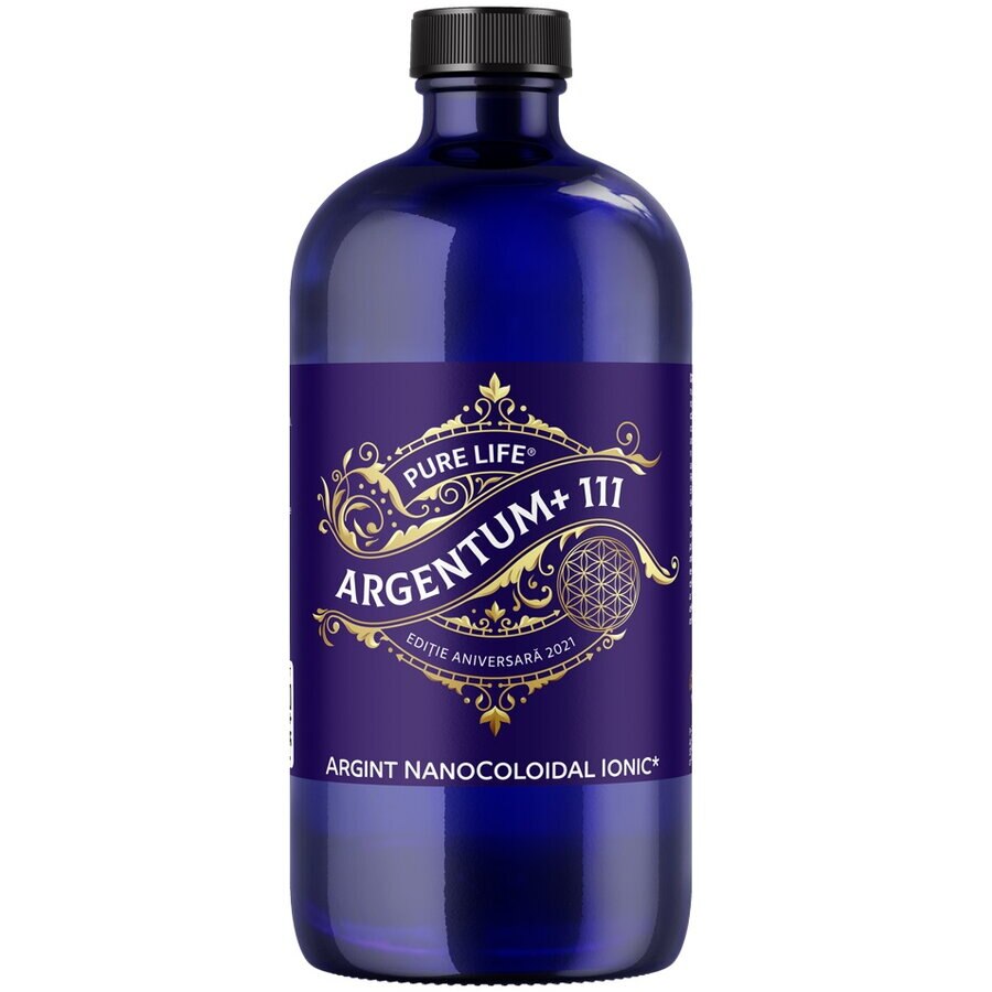 Argint coloidal-ionic Argentum 111ppm Pure Life 480 ml - eMAG.ro