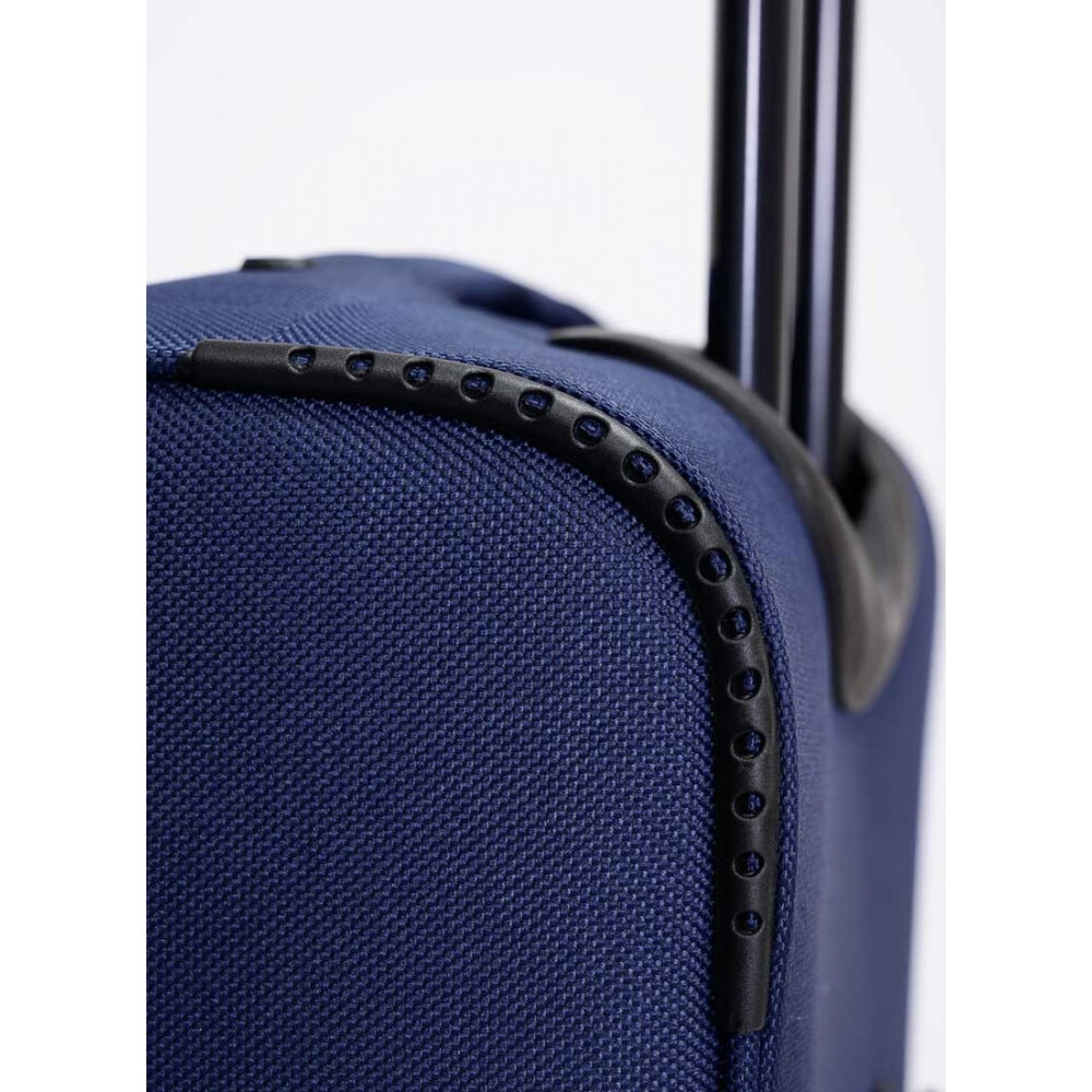 Valiza Basic, Bontour, Textil, 55 x 40 x 20 cm, Albastru - eMAG.ro