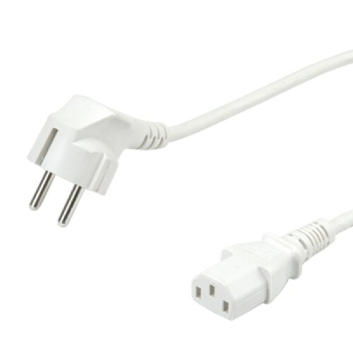 Cablu de alimentare Digital One SP01280, Pentru Computer 250V, Alb ...