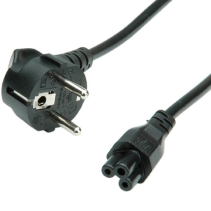 Cablu de alimentare, Digital One, Pentru laptop, 250v, C7, Negru - eMAG.ro