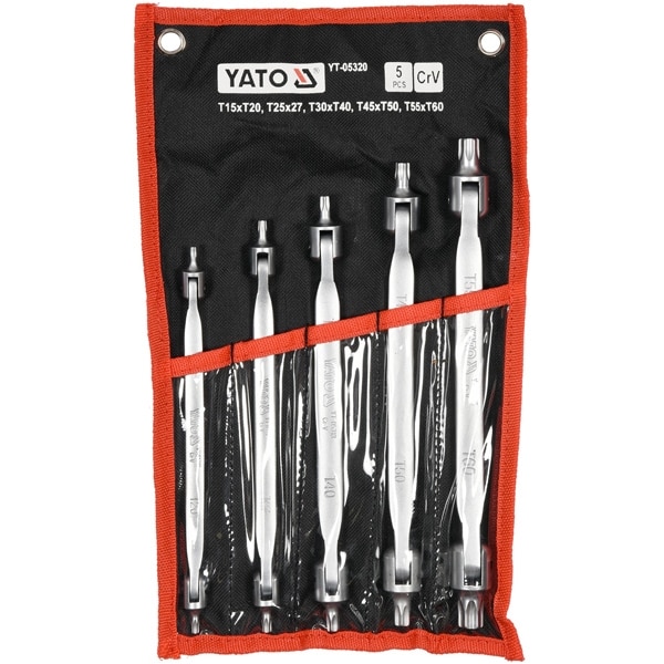 Set 5 chei cu articulatie Yato T15-T60 - eMAG.ro