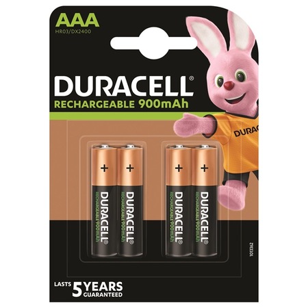 Baterii AAA, Duracell, 900 mAh, AAA, Reincarcabile, 4 bucati - eMAG.ro
