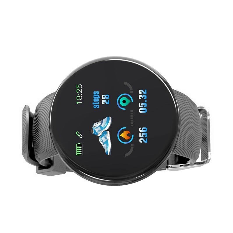 Techstar® D18 okosóra, 1,3 hüvelykes OLED, Bluetooth 4.0, Monitoring ...