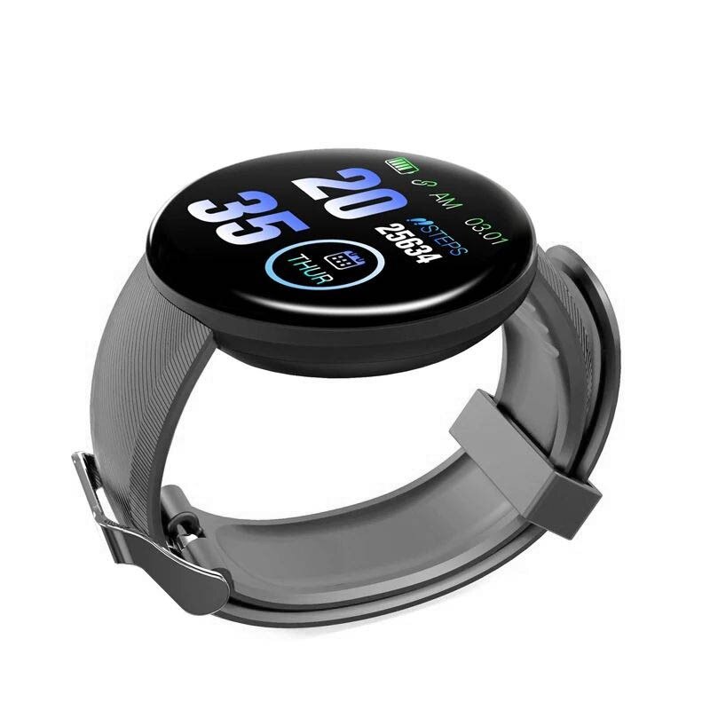 Techstar® D18 okosóra, 1,3 hüvelykes OLED, Bluetooth 4.0, Monitoring ...