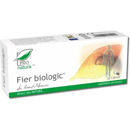 Fier Biologic, 30 capsule, Pro Natura - eMAG.ro