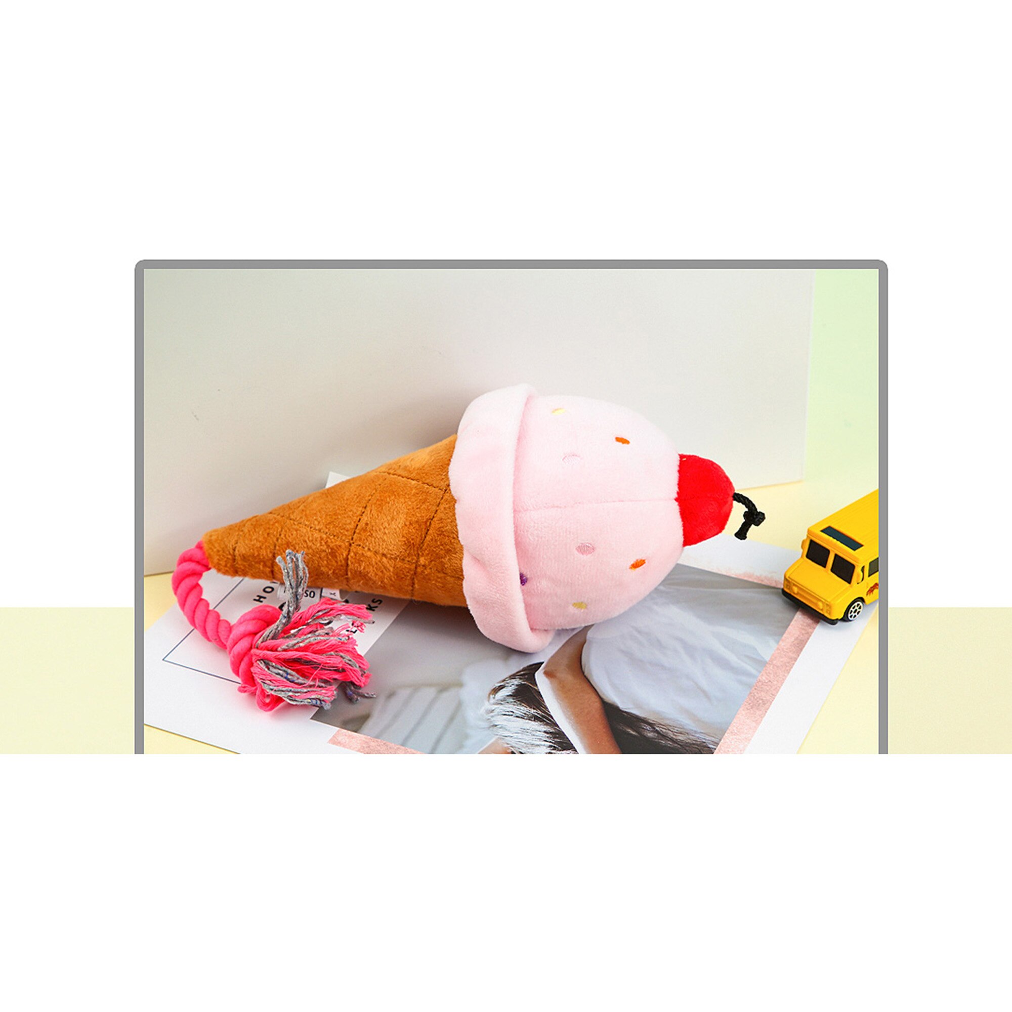 Плюшена играчка за животни Miniso - Ice Cream - eMAG.bg