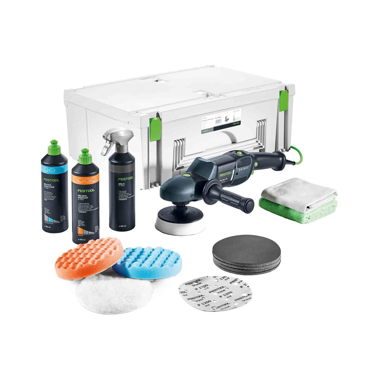 Masina rotativa de lustruit Festool SHiNEX RAP 150-21 FE-Set Wood ...