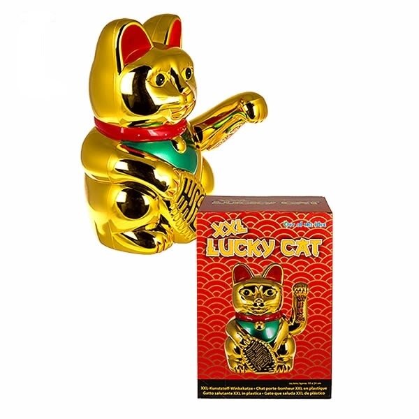 Pisica norocoasa aurie Feng Shui, simbol de noroc si prosperitate, 16 ...