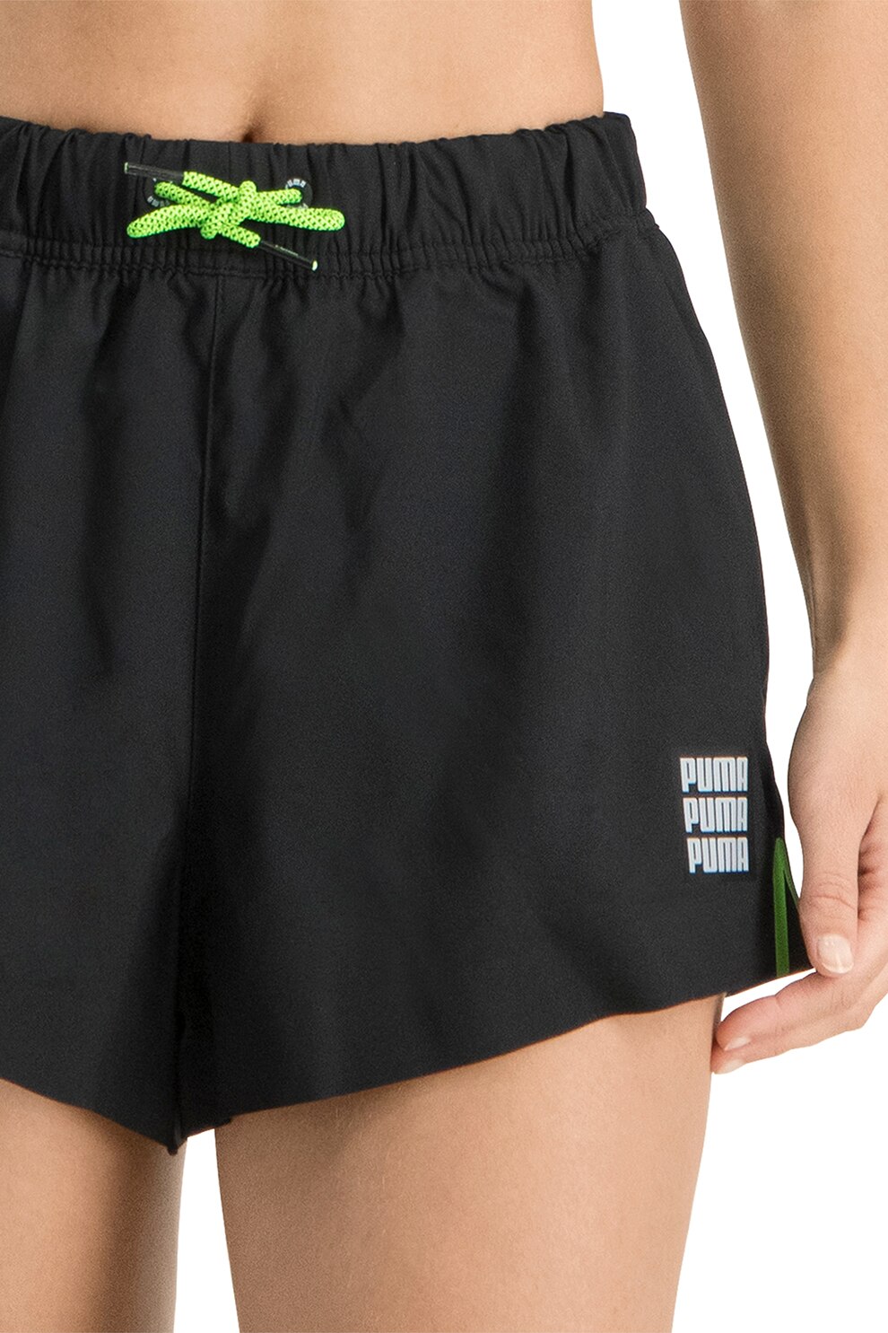 Puma, Долна част на бански с висока талия, Черен, XL - eMAG.bg