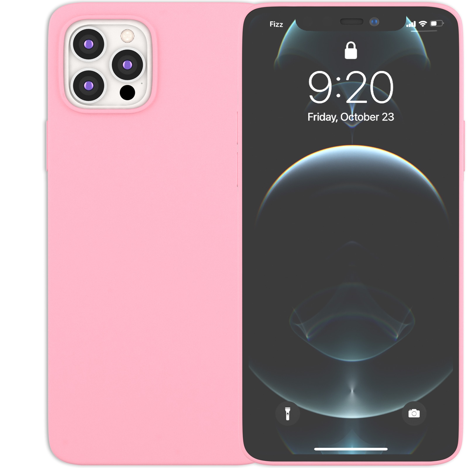 Husa pentru iPhone 12 si iPhone 12 Pro Ambilife de silicon ranforsat ...