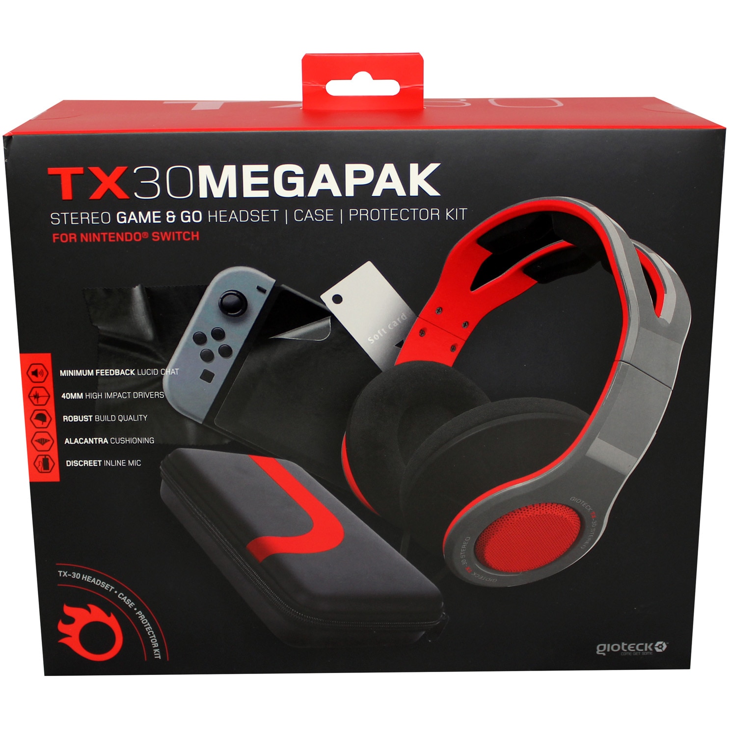 Pachet Casti Gaming Gioteck + Accesorii (Nintendo Switch) - eMAG.ro