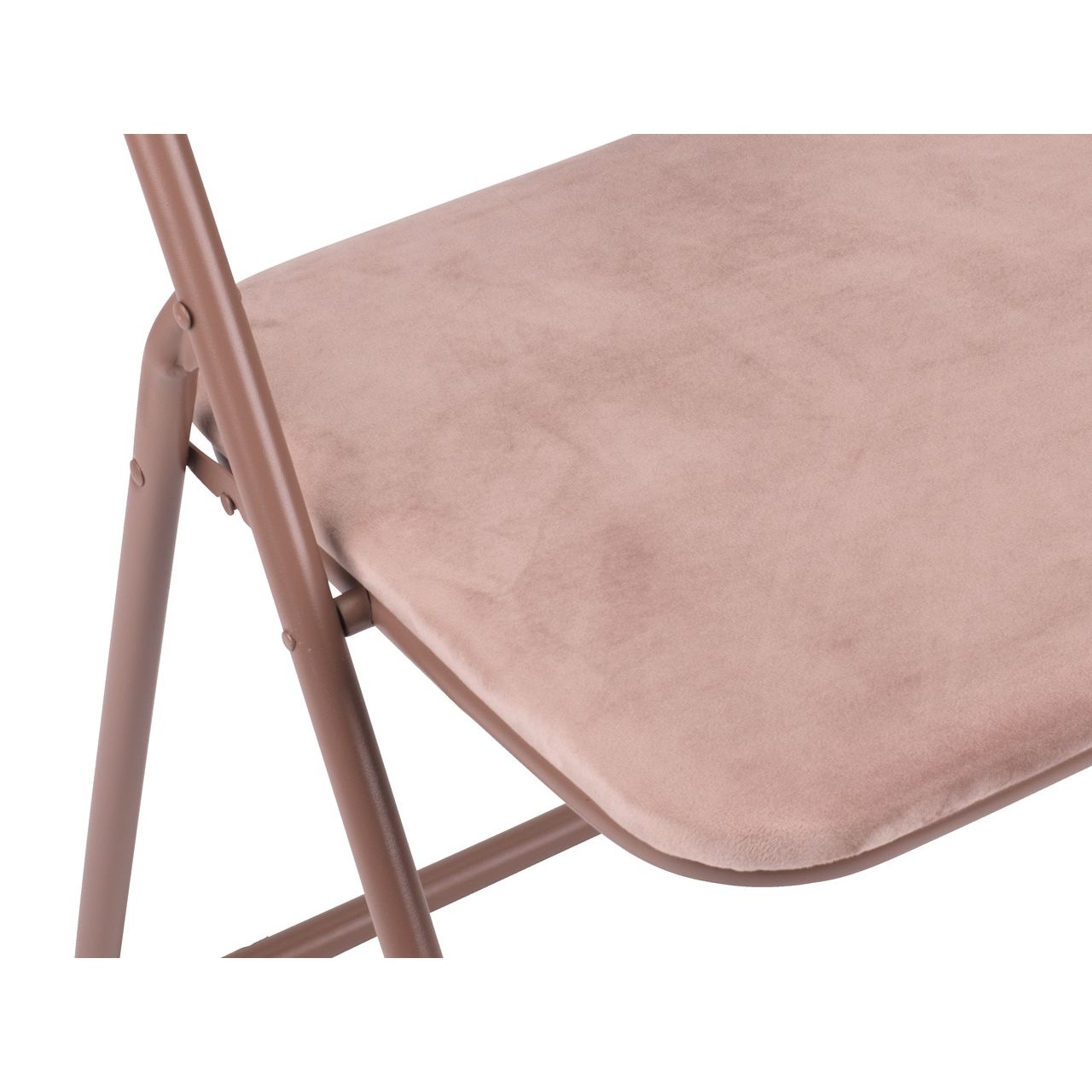 Scaun roz, care se pliaza, spatarul si sezutul din catifea roz - eMAG.ro