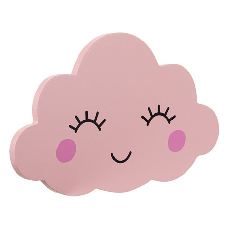 Nor decorativ roz cu LED pentru camera copilului, 22 x 16.5 cm - eMAG.ro