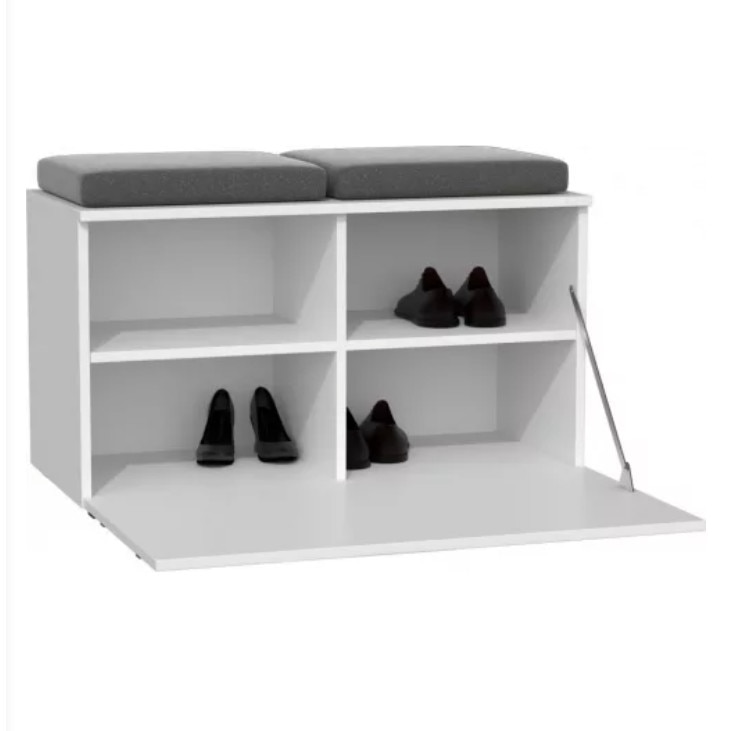 Bancuta pantofar alb cu 1 usa BARTA mobdesign 100*48*30 - eMAG.ro