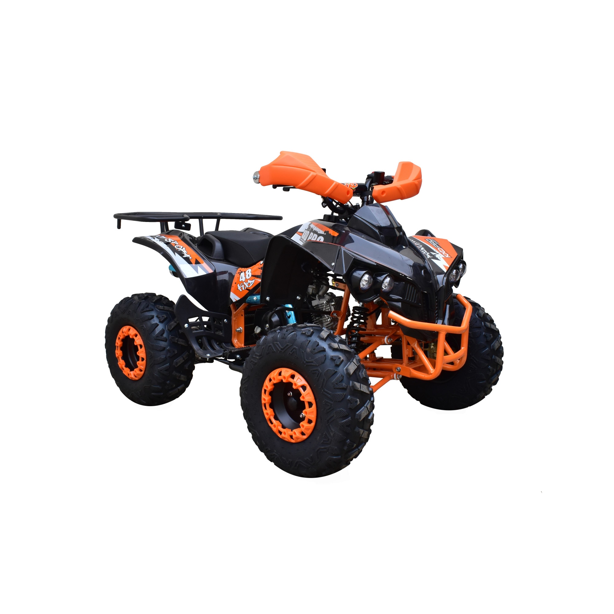 ATV KXD 125cc - 008 S Pro, Roti de 8", Culoare Negru/ Portocaliu, new ...