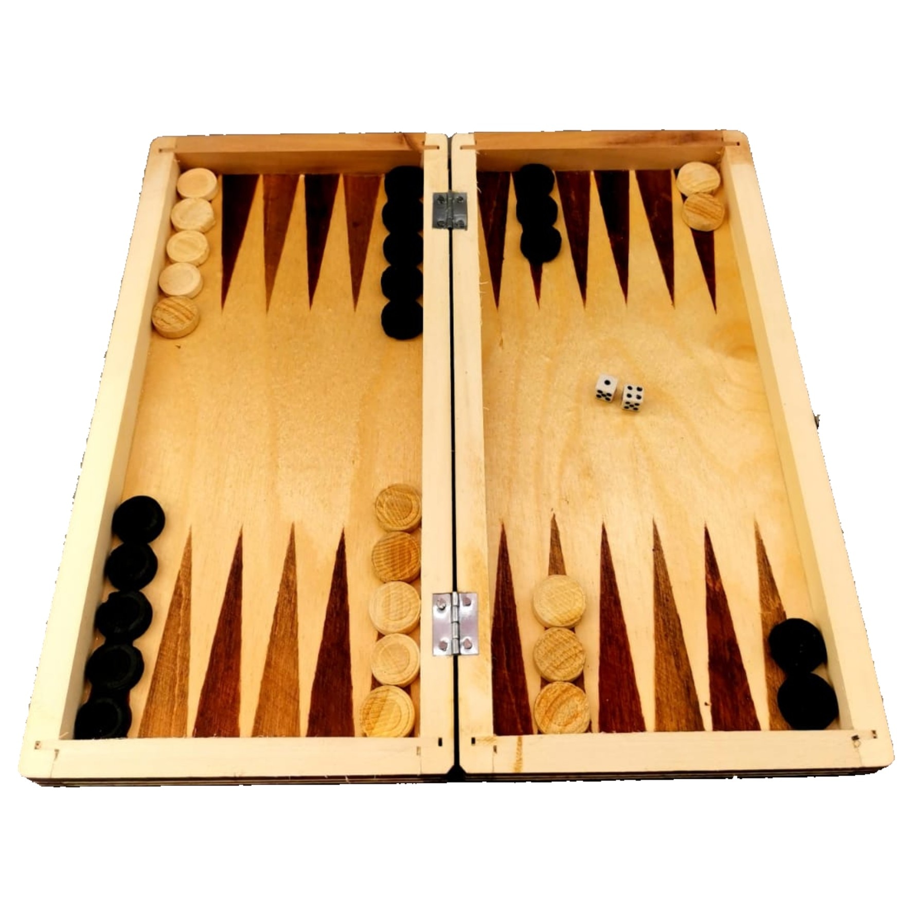 Joc sah si table 38x38 cm romanesc, din lemn sculptat manual, visiniu ...