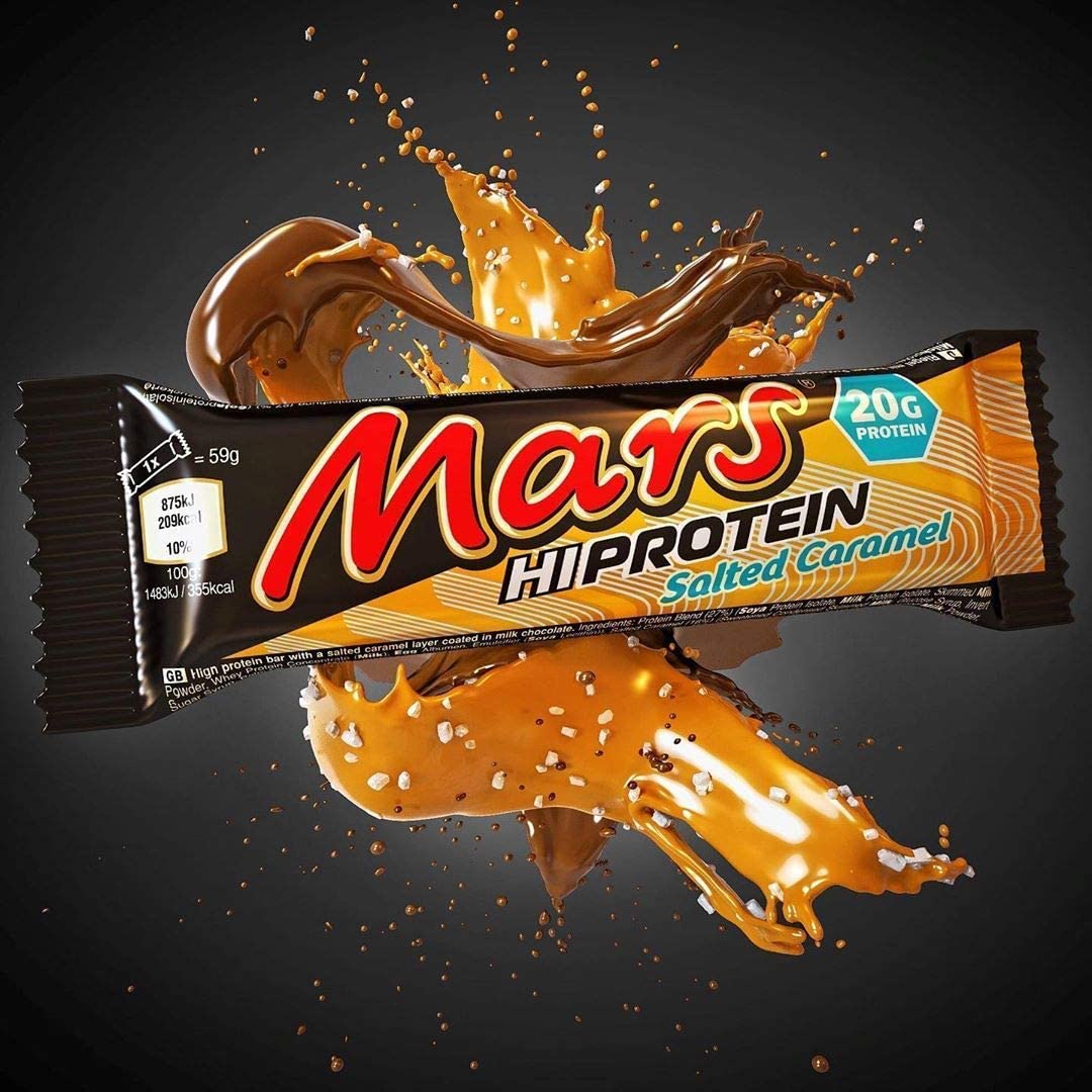 Baton proteic Mars Hi Protein Salted Caramel 59 g - eMAG.ro