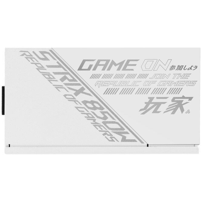 Захранващ блок ASUS ROG Strix White, 80 PLUS® Gold, 850W, Fully Modular ...