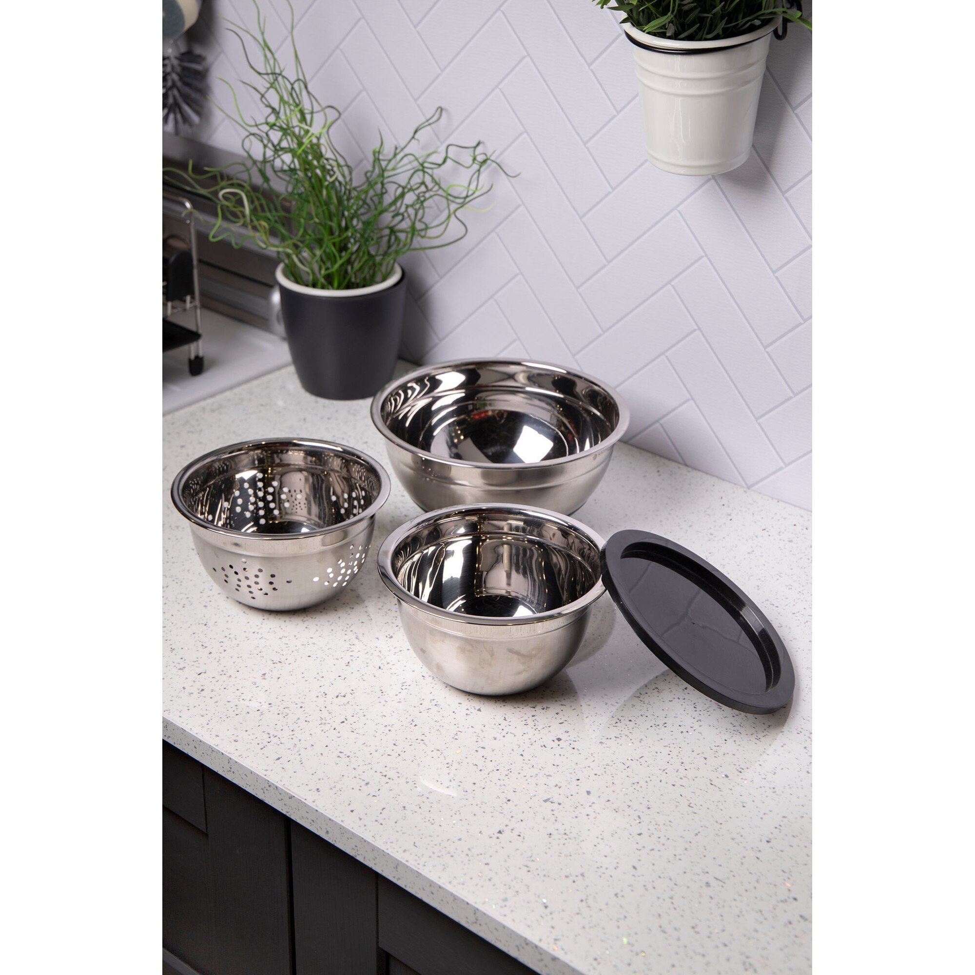 Set boluri 4 piese, inox - Kitchen Craft - eMAG.ro