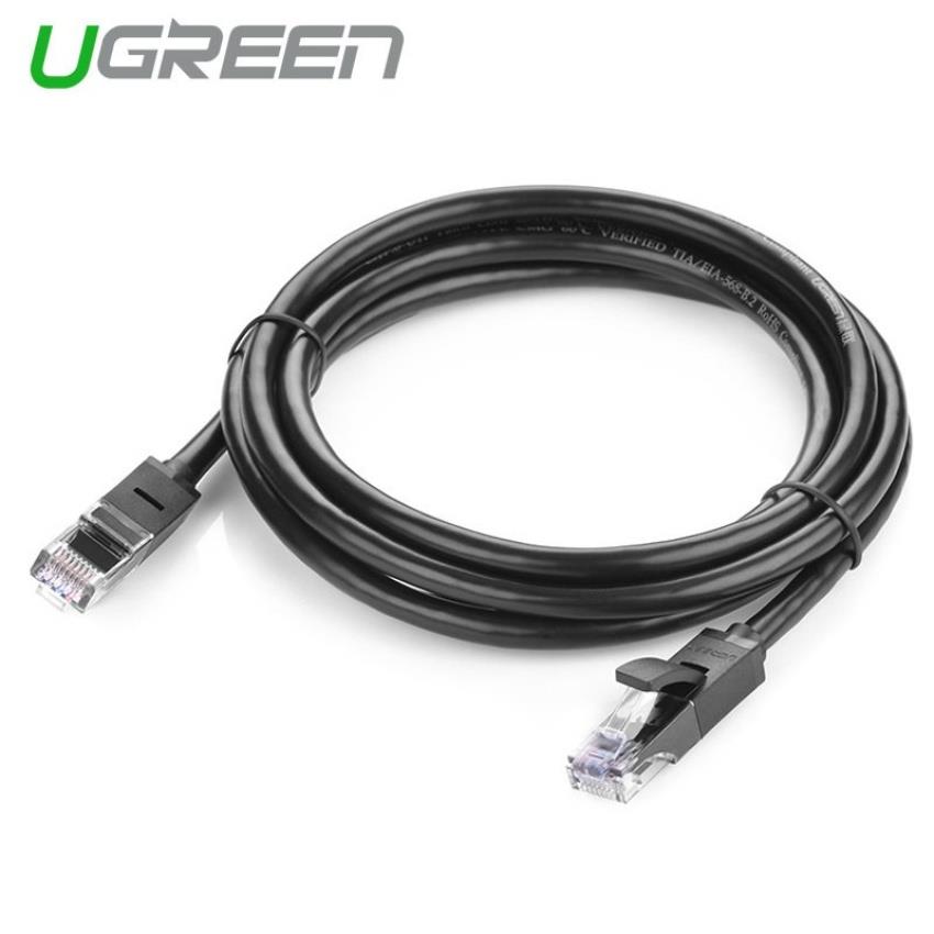 Ethernet кабел Ugreen NW102 CAT 6 UTP, 0.5 m, черен - eMAG.bg