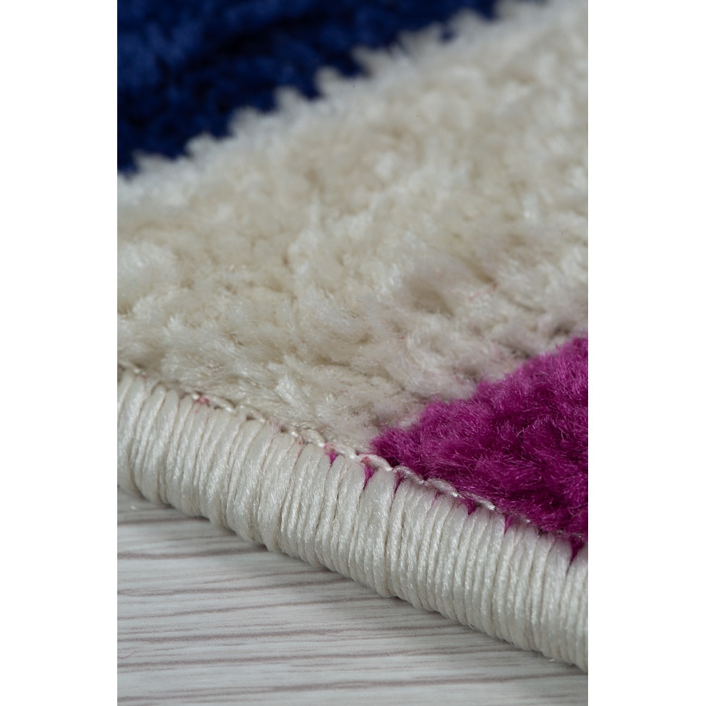 Covor Multicolor, Hexagon, 80 x 150 cm - eMAG.ro