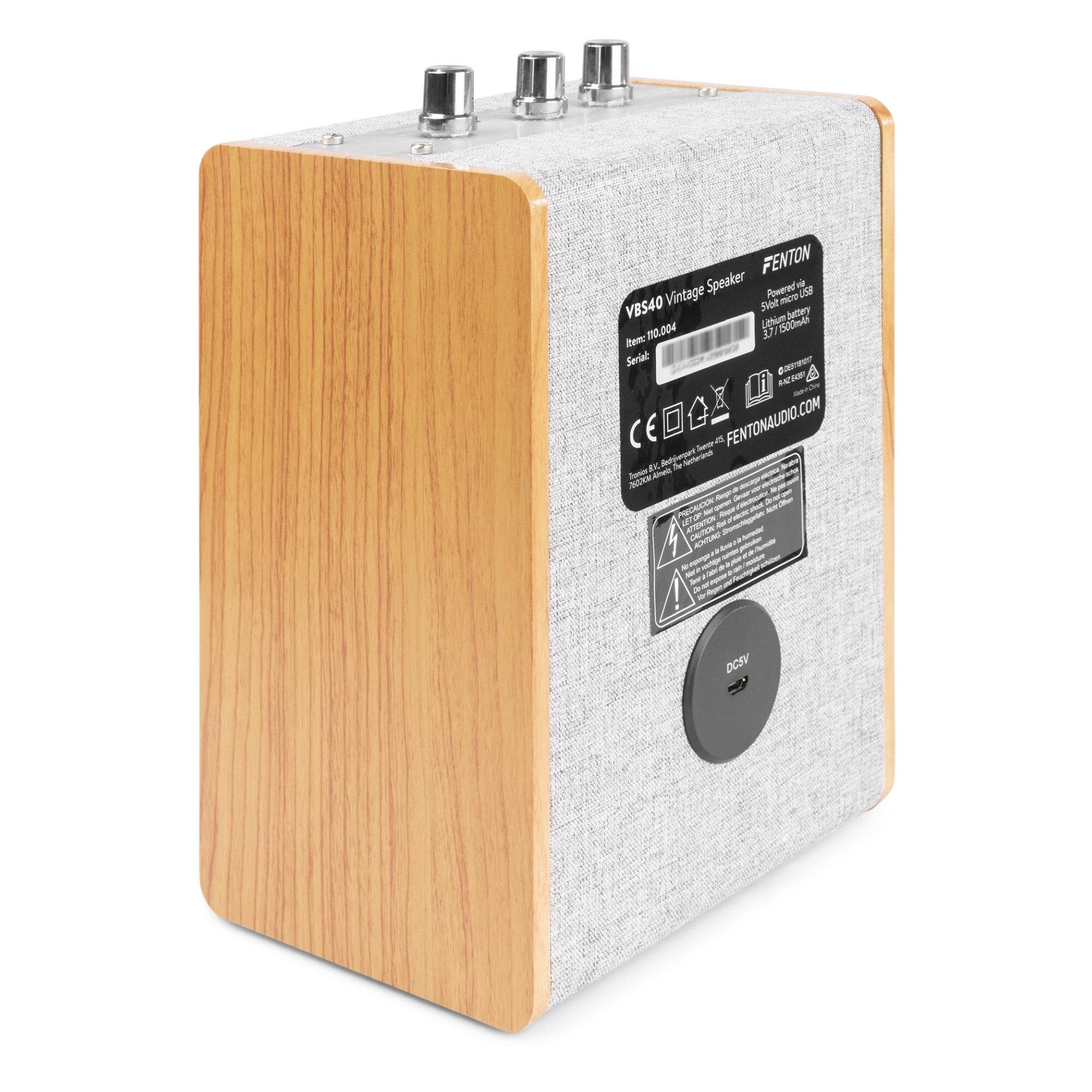 Boxa portabila, 4", 20W, Bluetooth, Fenton VBS40 - eMAG.ro