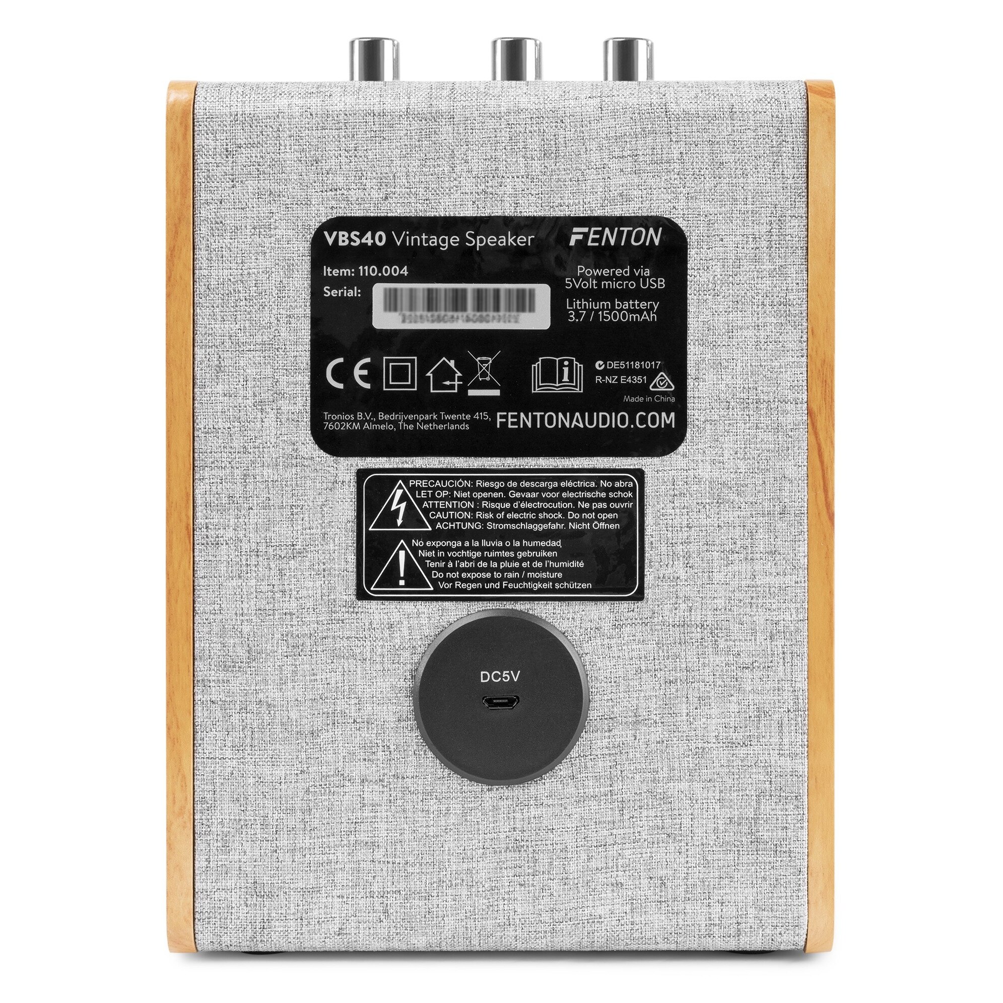 Boxa portabila, 4", 20W, Bluetooth, Fenton VBS40 - eMAG.ro