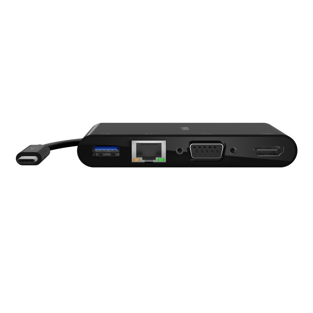Adaptor de conexiune, Belkin, USB-C Multimedia, Negru, 100W - eMAG.ro