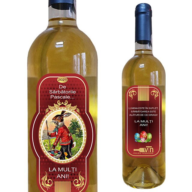 Set eticheta si contraeticheta, U-Design, 4 bucati, contur complex ...