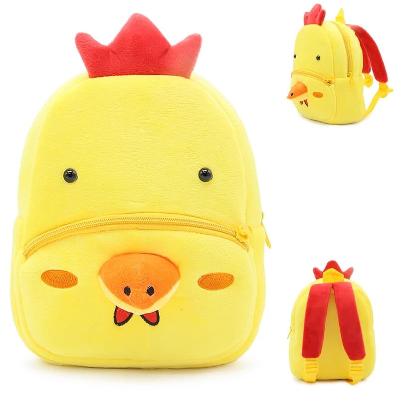 Rucsac personalizat gradinita, model Pui, din plus, 27 x 24 cm - eMAG.ro