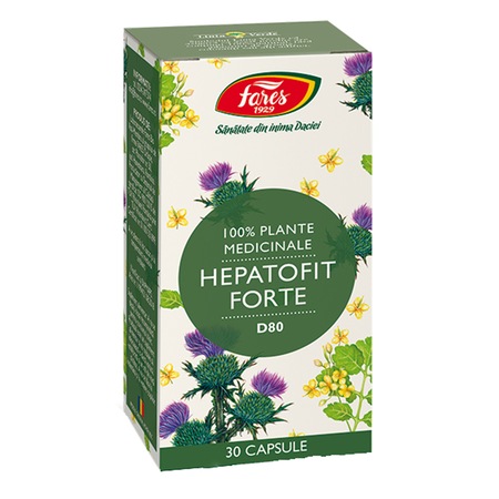 Supliment alimentar Hepatofit forte, 30 capsule - eMAG.ro