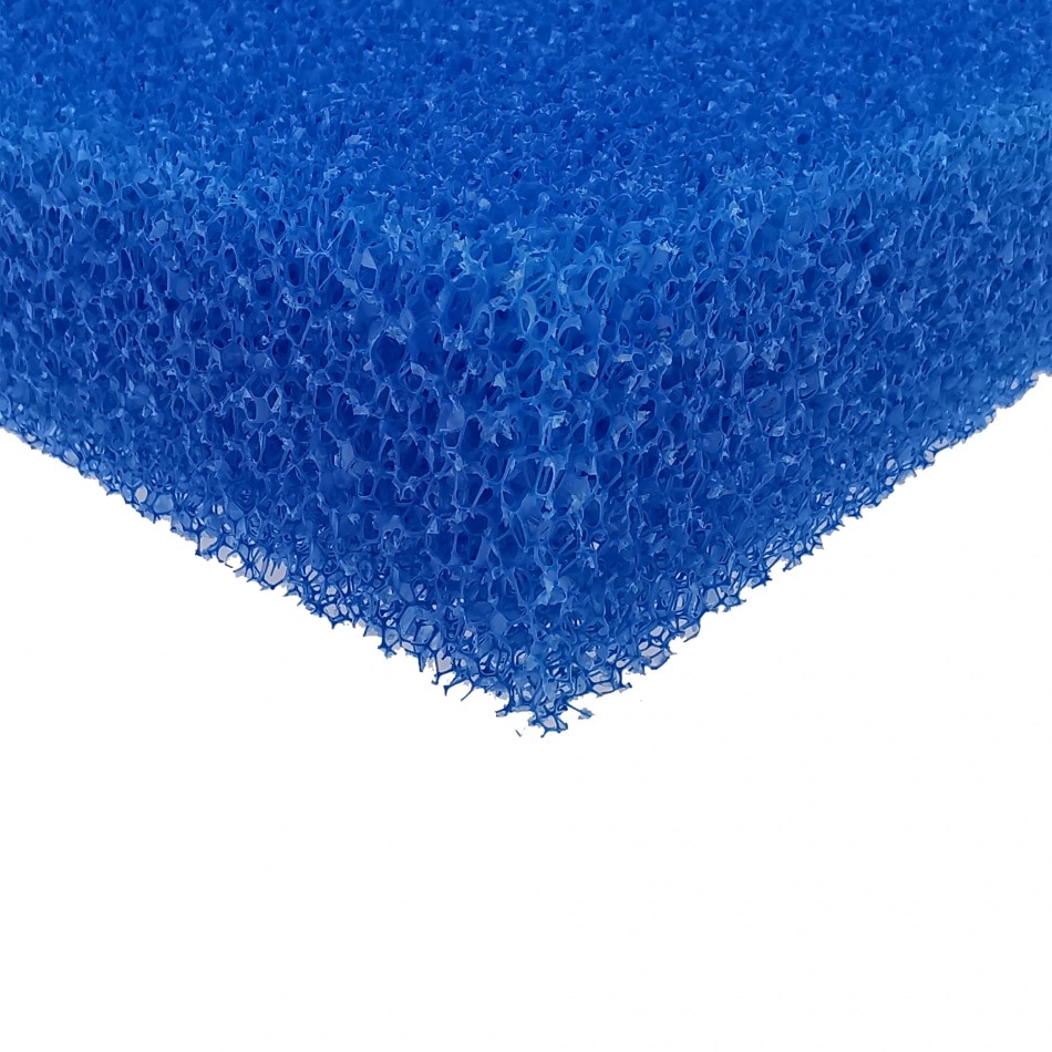 Burete filtrant acvariu - JBL Blue filter foam coarse pore 50x50x2,5cm ...