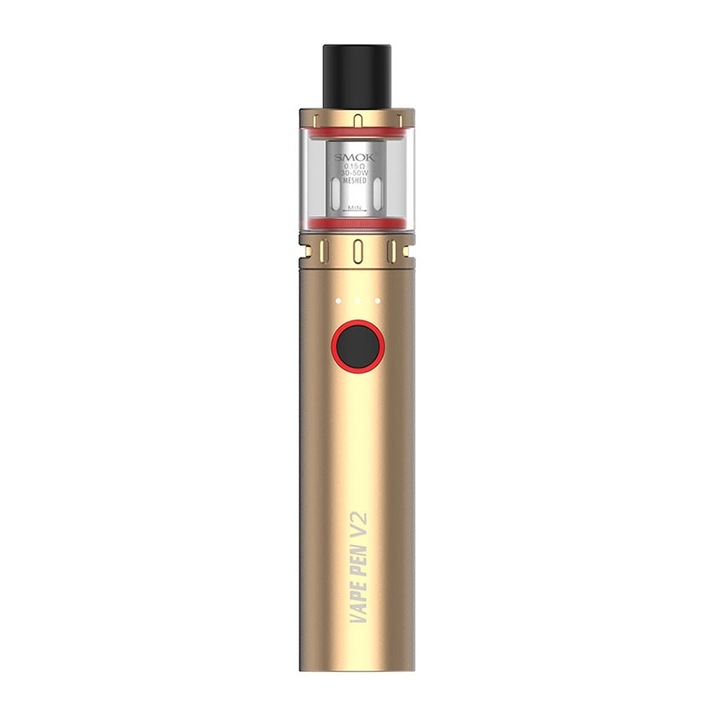 Kit tigara electronica Smok Vape Pen V2, 1600mAh, 3ml, Auriu - eMAG.ro