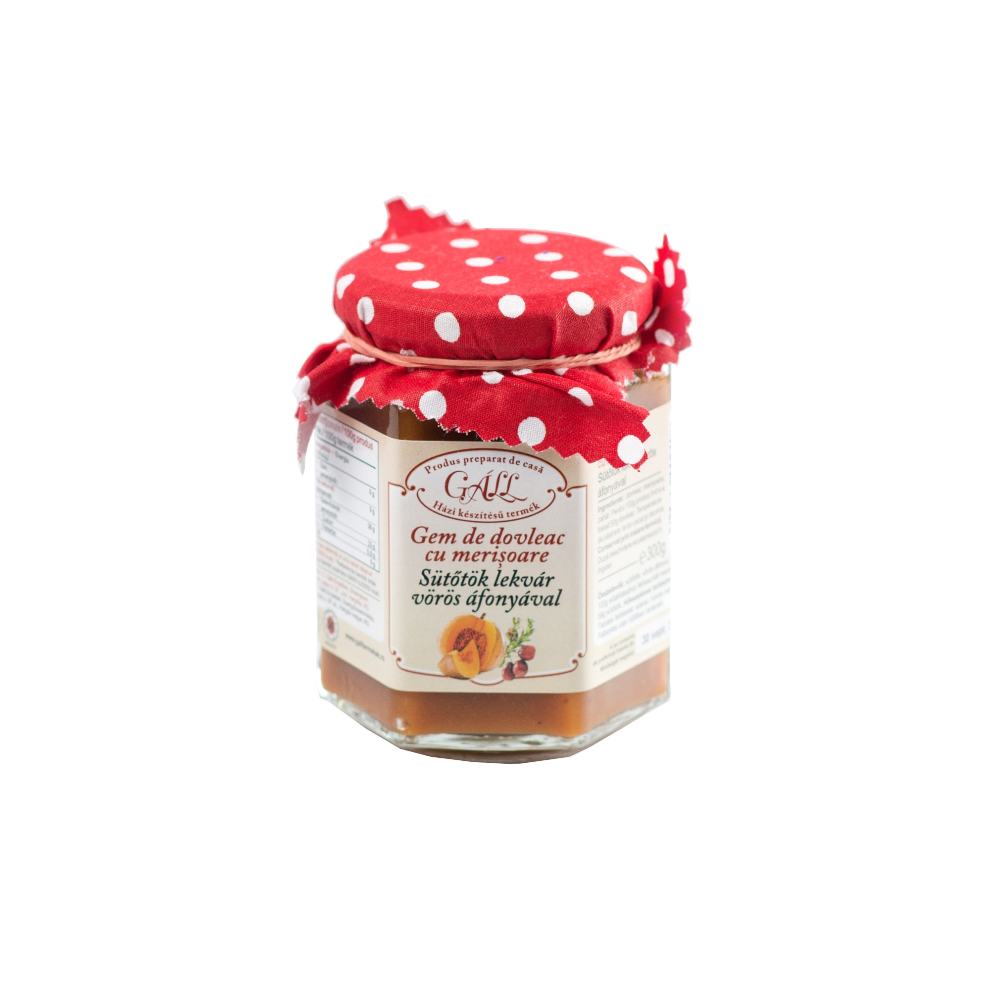 Gem dovleac cu merisoare, Gall, 300 g - eMAG.ro