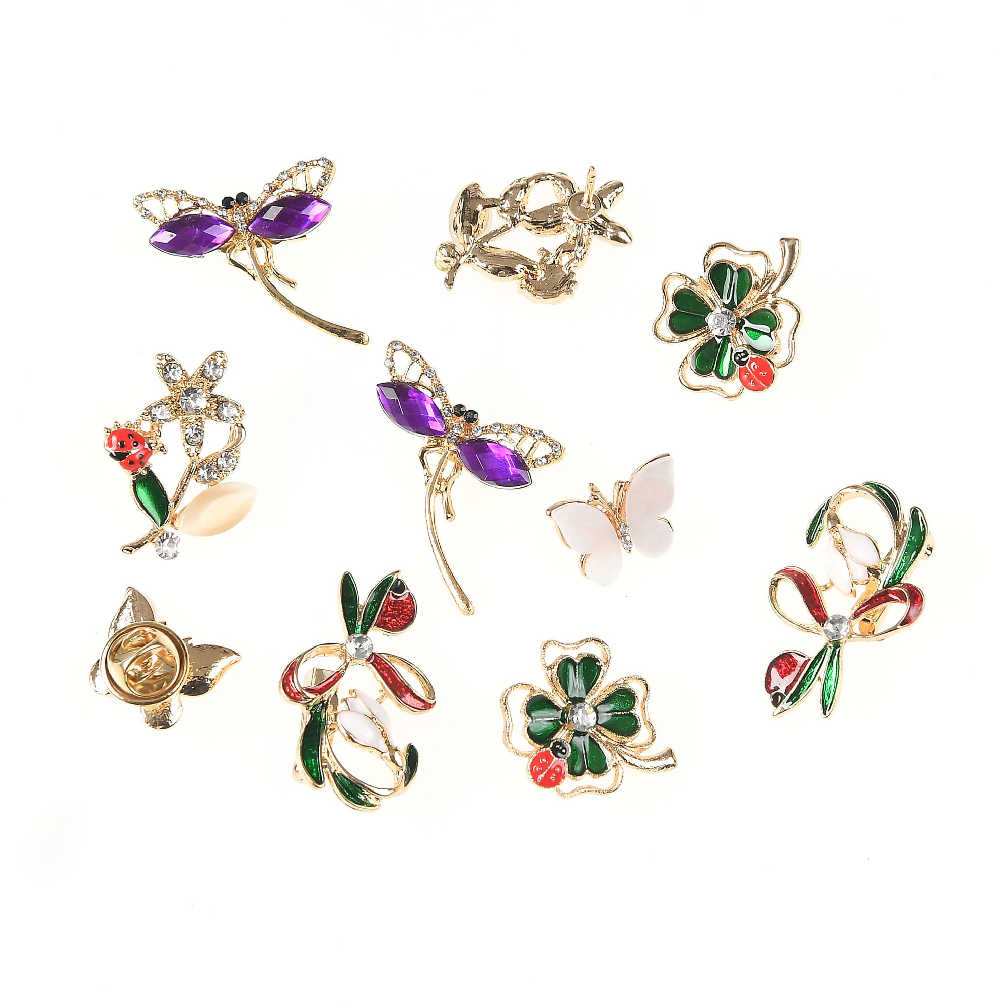 Set 10 brose martisor de primavara, Meli Melo Paris - eMAG.ro