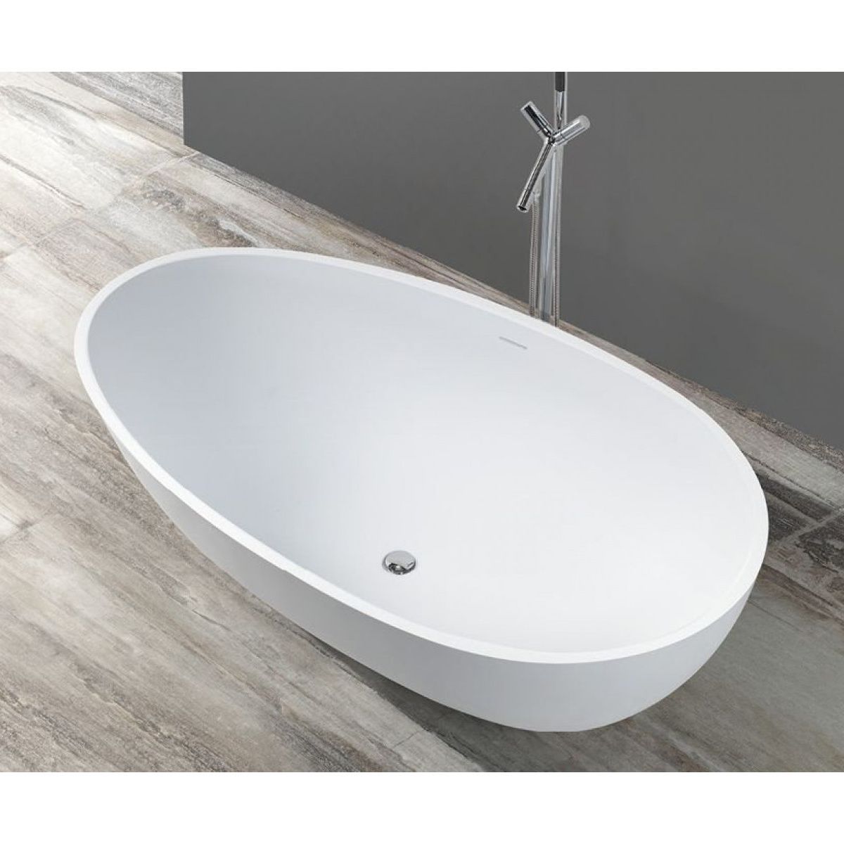 Cada de baie Ego-Aspen, 176.5 cm, free-standing, design modern ...