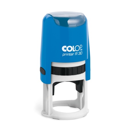 Автоматичен печат Colop Printer R 30, кръгъл, 30 mm, Син цвят - eMAG.bg