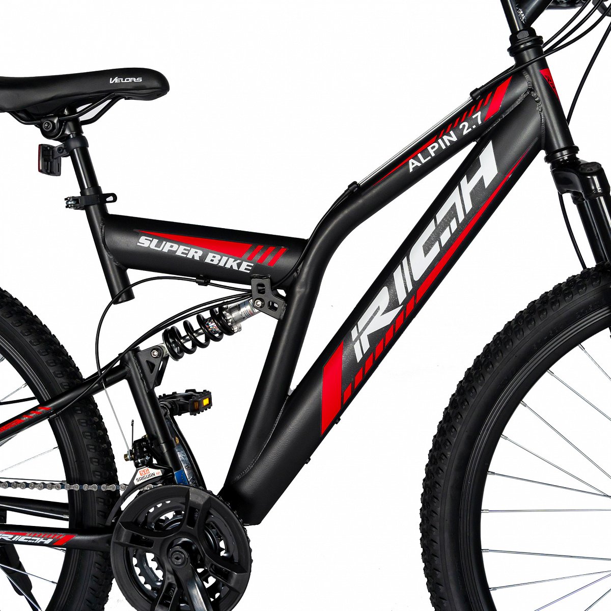 Bicicleta MTB-Full Suspension, Saiguan Revoshift 18 Viteze, Roti 27.5 ...