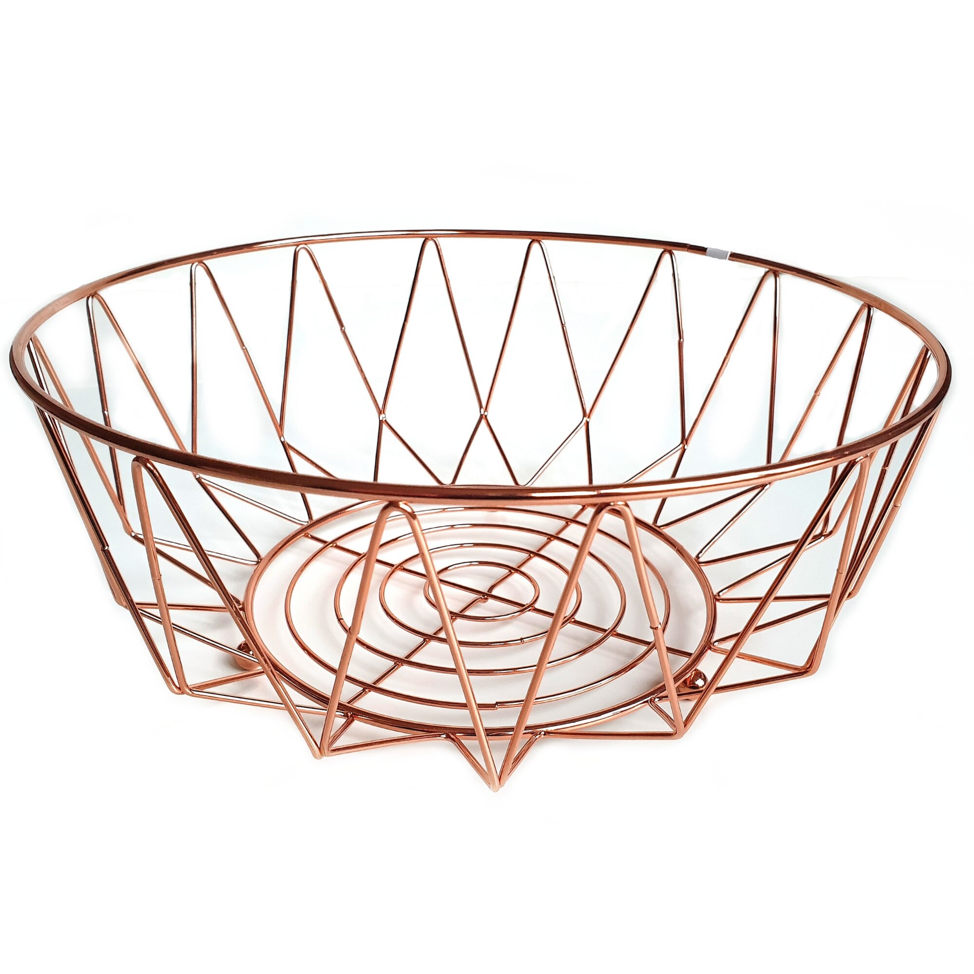 Cos fructe, metal, cupru, 26 cm x 11 cm - eMAG.ro