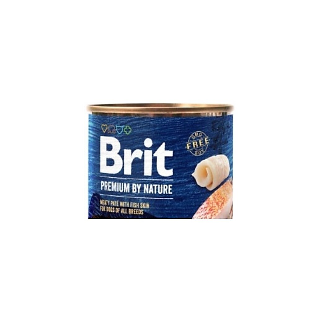 Hrana umeda pentru caini Brit Premium, Fish With Fish Skin, 400g - eMAG.ro