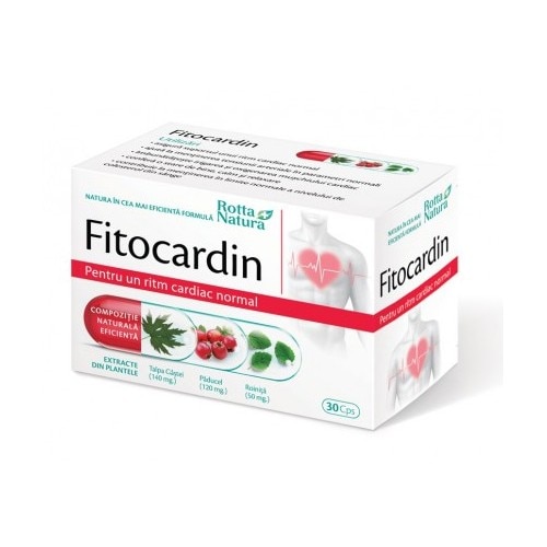 Rotta Natura Fitocardin 30 capsule - eMAG.ro