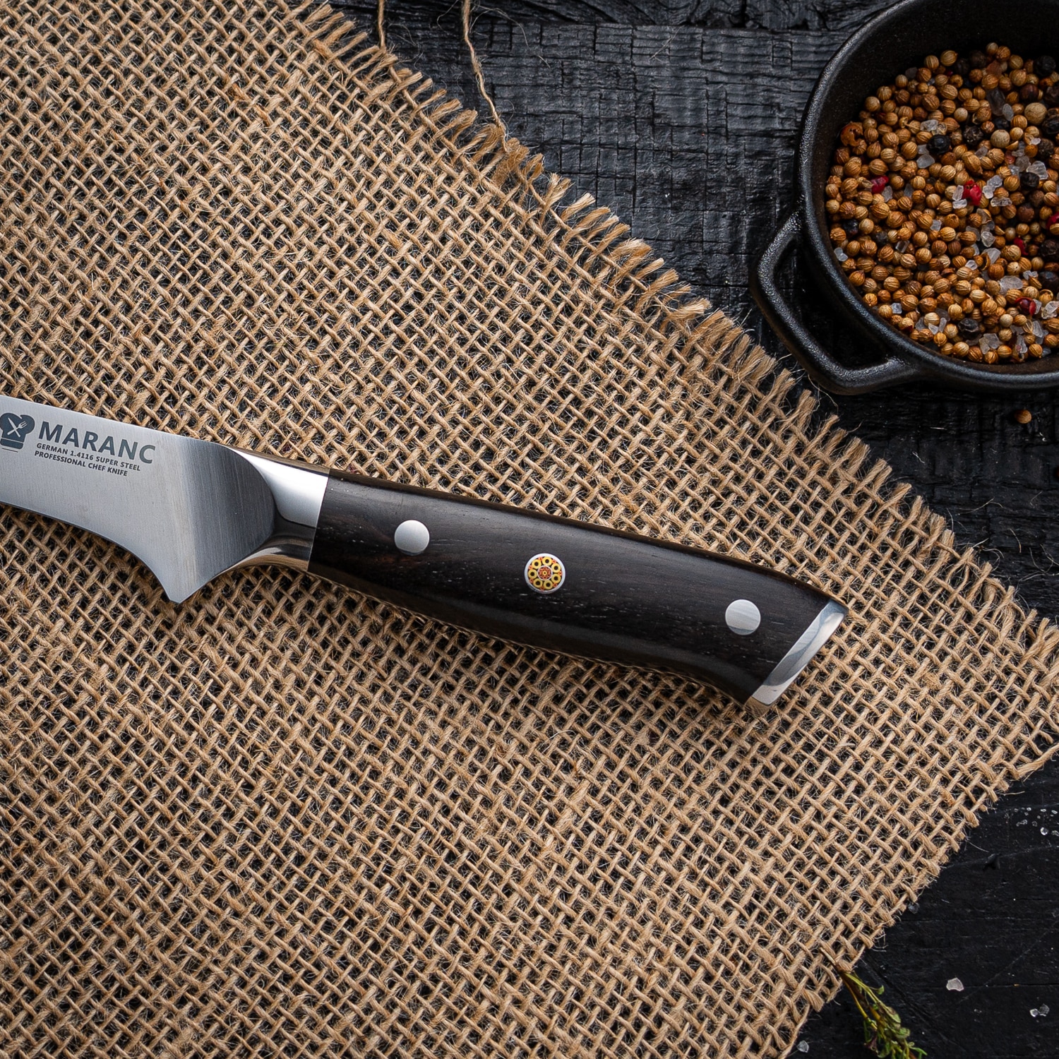 Cutit filetat profesional Maranc, otel german, 15 cm, M121 - eMAG.ro