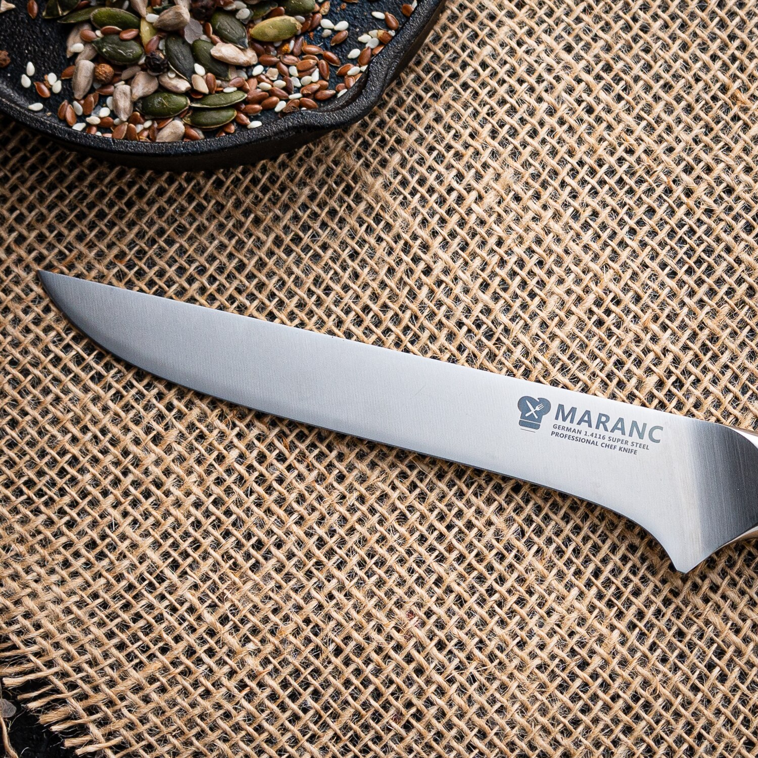 Cutit filetat profesional Maranc, otel german, 15 cm, M121 - eMAG.ro